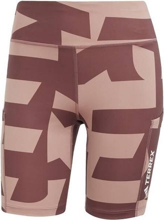 adidas Damen Tight Terrex Multi 8-Inch Tight Shorts Printed