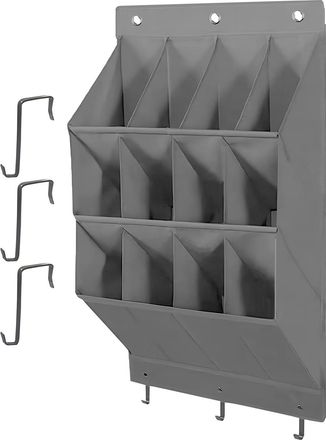 Generico Schuh-Organizer f&uuml;r die T&uuml;r, mit 12 Taschen f&uuml;r Spielzeug, Organizer zum Aufh&auml;ngen f&uuml;r Schrank, f&uuml;r Wohnmobile, Studenten, Schlafzimmer, B&uuml;ro, Taschen