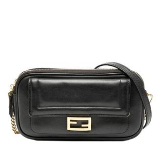 Fendi Pre-owned Leder Crossbody Bag - - Pre-owned - Damen - Schwarzk - ONE SIZE