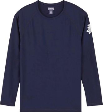 Vilebrequin Homme, Tops, Bleu, Taille: 2XL UV Protection Rashguard Solid