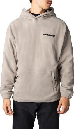 Sublevel Herren Kapuzenpullover Hoodie Fleece Worldwide middle-beige S