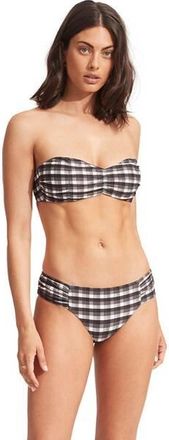Seafolly Damen Bikinihose Portofino Ruched Side Retro Pant