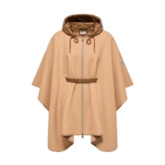 Moncler Cape - - Jackets - Damen - Beige - ONE SIZE