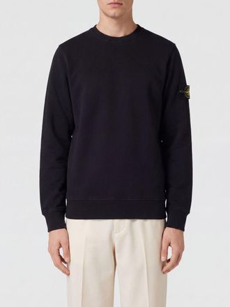 Stone Island Sweatshirt &agrave; col rond en coton avec patch logo Compass