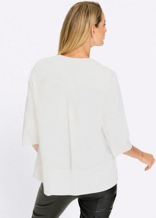 Heine Klassische Bluse Bluse 3/4-Arm