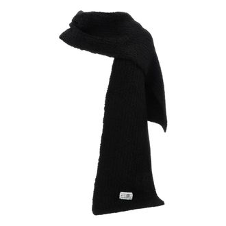 Maison Margiela Langer rechteckiger Schal - - Accessories - Damen - Schwarzk - ONE SIZE