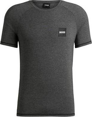 BOSS Hommes Tshirt Performance T-Shirt en Jersey Stretch à Logo imprimé
