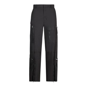 Givenchy Schwarze Hose mit Rei&szlig;verschlusstaschen - - Trousers - Herren - Schwarzk - S