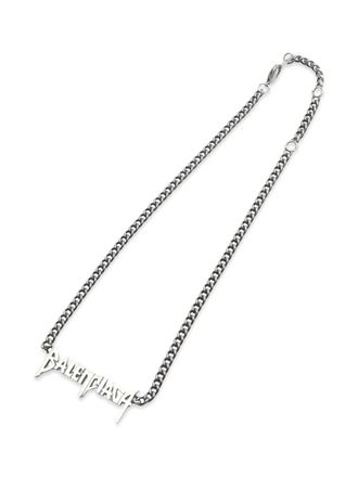 Balenciaga collier Typo Metal (ann&eacute;es 2010) - Argent