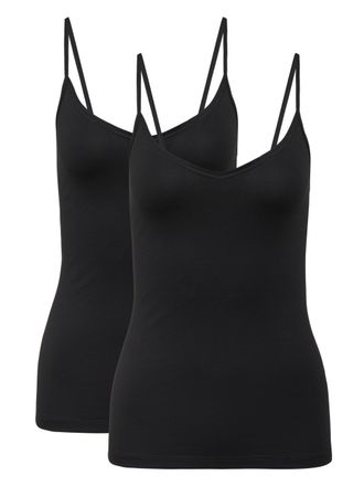 CALIDA Benefit Women Spaghetti-Top, 2er-Pack Damen, im attraktiven Vorteilspack, mit natürlichem Glanz und glattem Griff