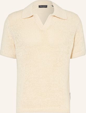 Marc O'Polo Marc Opolo Strick-Poloshirt weiss