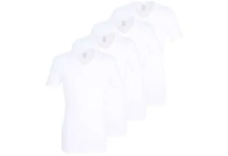 G&ouml;tzburg T-Shirt Premium Fine Rib (Mehrpack, 4-tlg) mit V-Ausschnitt, kurzarm, im 4er Pack