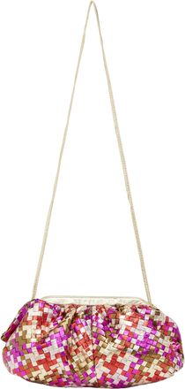 Faina Kupplung Kupplung Frauen Goldfuchsia