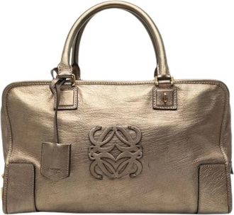 Loewe Sac Amazona Pre-owned - Femme - Pre-owned - Beige - Taille: ONE Size