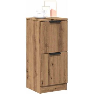 vidaXL Vidaxl - Buffet ch&ecirc;ne artisanal 30x30x70 cm bois ding&eacute;nierie