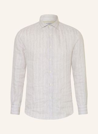 Brunello Cucinelli Brunello Cucinelli Leinenhemd Easy Fit grau