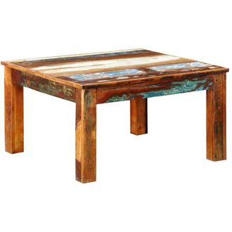 vidaXL Couchtisch Quadratisch Altholz - Vidaxl