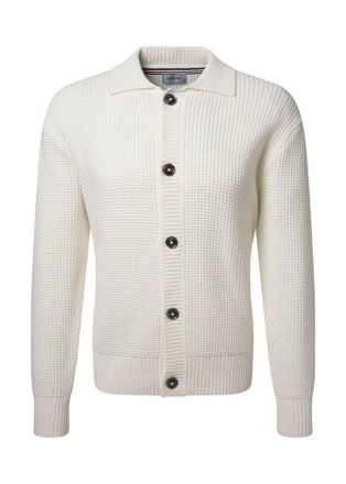 Pierre Cardin Strickjacke mit Polo-Kragen