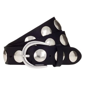 B.Belt B.belt - Luna Silver - unisex - Accessoires - Noir - Taille: 80 CM
