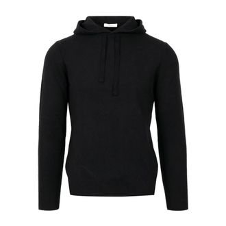 Paolo Pecora Pullover mit Kapuze aus Wolle - - Knitwear - Herren - Schwarzk - 2XL