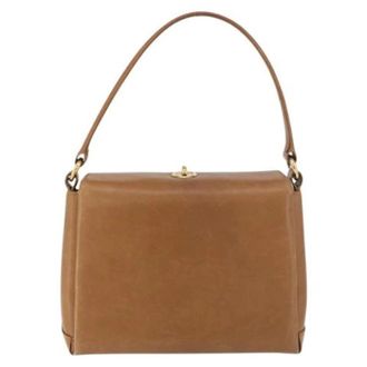 Gucci Pre-owned Vintage Leather Handbag - - Pre-owned - Damen - Braun - ONE SIZE