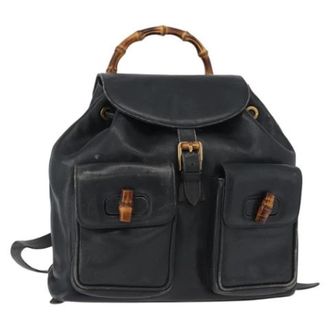 Gucci Pre-owned Vintage Rucksack - - Pre-owned - Damen - Blau - ONE SIZE
