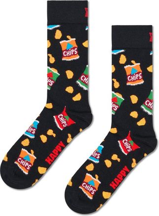 Happy Socks Softe Socken mit Chipstüten-Motiv in