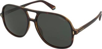 Polaroid unisex, Accessoires, Brun, Taille: 57 MM Lunettes de soleil