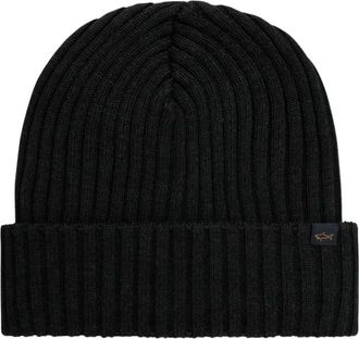 Paul & Shark Bonnet en laine douce et fra&icirc;che - Homme - Accessoires - Noir - Taille: ONE Size
