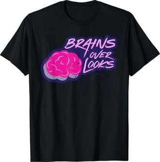 Disney ZOMBIES Brains Over Looks Funny Zombie Brain T-Shirt