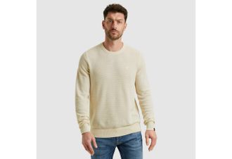 PME Legend Rundhalspullover mit Logo Stickerei