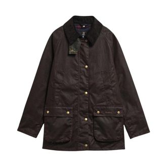 Barbour Acorn Wachsjacke - - Jackets - Damen - Gr&uuml;n - 3XL