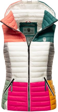 Navahoo Damen Weste Steppweste gesteppt Herbst Fr&uuml;hling &Uuml;bergangsweste B880 [B880-Shad-Kulti-Dark2-Gr.S]