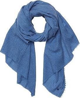 Esprit 083EA1Q308 Écharpe pour Temps Froid, 430/bleu, Taille Unique Femme
