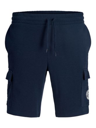 Jack & Jones Plus Size Sweatshorts JPSTGORDON ALLIANCE SWEAT SHORTS PLS, Herren, Gr. 44 (5XL), N-Gr, navy blazer, angeraute Sweatware, Obermaterial: 60% Baumwolle, 40% Polye