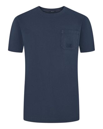 C.P. Company Garment Dyed gef&auml;rbtes T-Shirt mit Brusttasche in