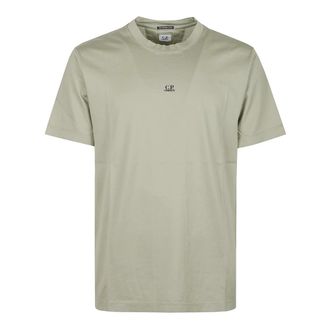 C.P. Company C.p. Company, Homme, Tops, Gris, Taille: M Mercerized Jersey 70/2 Gasato T-Shirt