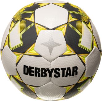DERBYSTAR Fu&szlig;ball Apus TT v23 Wei&szlig;/Gelb Gr&ouml;&szlig;e 5