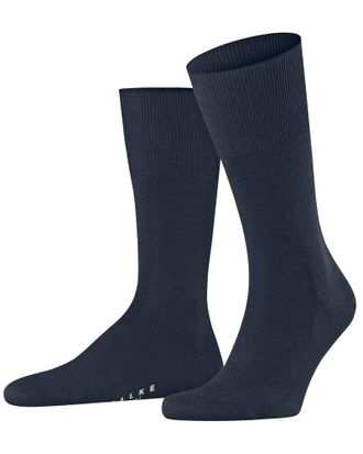 Falke Glatte Socken Airport mit klimaregulierender Merinowolle in