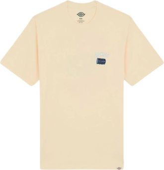 Dickies Homme, Tops, Beige, Taille: L Service Crew T-Shirt