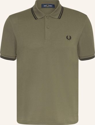 Fred Perry Piqu&eacute;-Poloshirt gruen