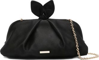 Aquazzura pochette à détail de chaîne - Noir