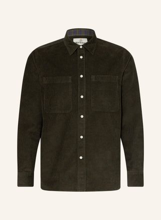 Barbour Cordhemd Comfort Fit gruen
