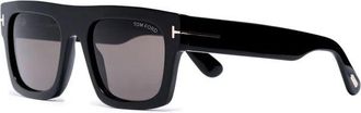 Tom Ford Eyewear FT0711 Square Frame Sunglasses - Black