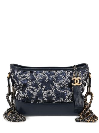 Chanel petit sac port&eacute; &eacute;paule Gabrielle (2019) - Bleu