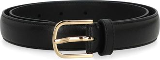 Toteme Femme, Accessoires, Noir, Taille: 80 CM Ceinture Fine en Cuir pour Pantalon