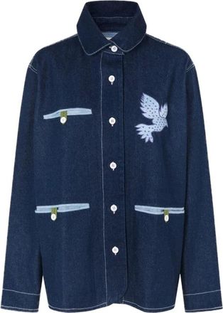 Lollys Laundry Femme, Vestes, Bleu, Taille: 38 FR Veste en jean