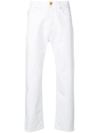 Versace jean droit classique - Blanc