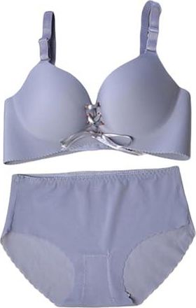 Generic Ensemble de sous-v&ecirc;tements Soutien-gorge rouge Bretelles brillantes Dos Trois de boucles Bretelles &agrave; double &eacute;paule amovibles avec fines bretelles &eacute;pai