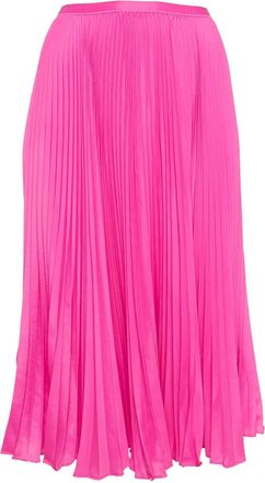 Polo Ralph Lauren jupe mi-longue à design plissé - Rose